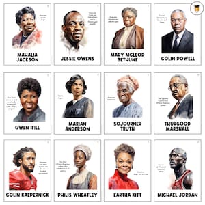 40 Black History Posters | Bulletin Board Display | Black History Decor ...