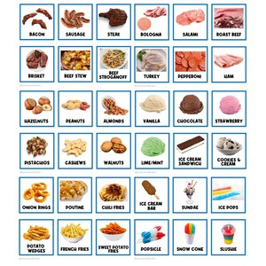 MINI PHYSICAL COPY: 167 Food Cards | Real Pictures | Food Pictures ...