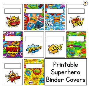34 Binder Covers | Binder Cover for Kids | Back to School Printables ...