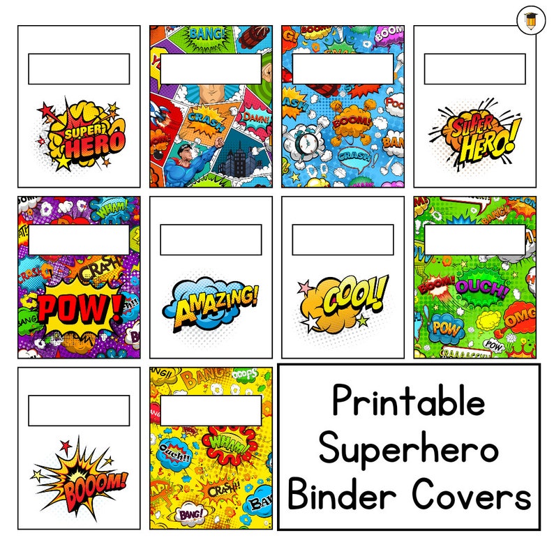 34 Binder Covers | Binder Cover for Kids | Back to School Printables ...