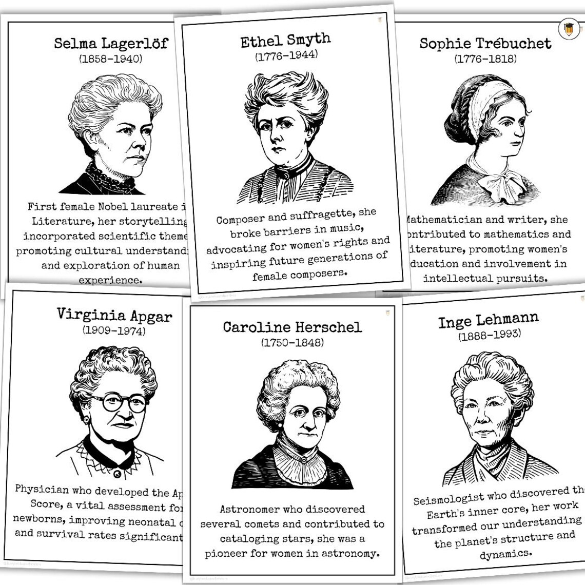 70 Women's History Posters | Herstory | Bulletin Board Display | Women ...