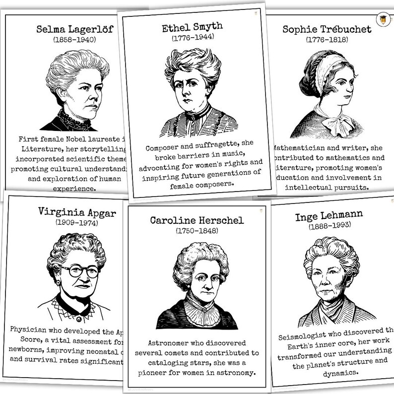 70 Women's History Posters | Herstory | Bulletin Board Display | Women ...