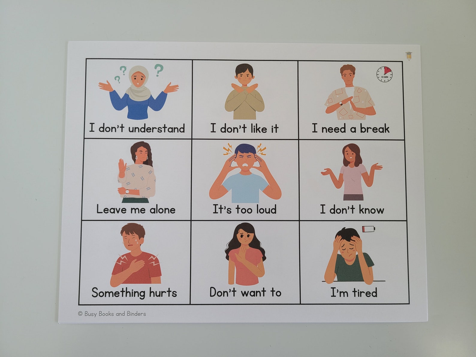Communication Visual Boards | Daily Routines | First Then Visual Aid ...