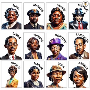 60 Black History Posters | Bulletin Board Display | Black History Decor ...
