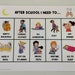 PHYSICAL COPY: Before School | After School Routine Chart | Morning ...