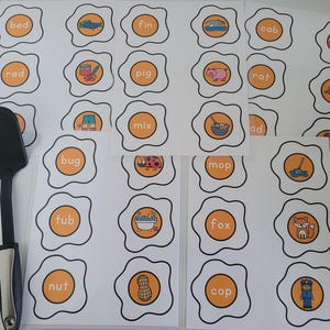 CVC EGG Sight Words | Printable Kindergarten Puzzles | Preschool ...