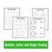 Kindergarten Worksheet Bundle, Homeschool Printables, Preschool ...