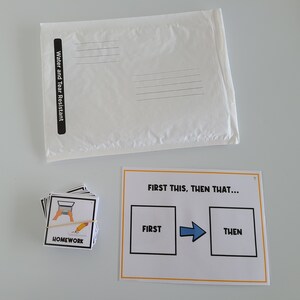 FIRST THEN: 45 Picture Cards | Reward Chart | Behavior Chart | Visual ...