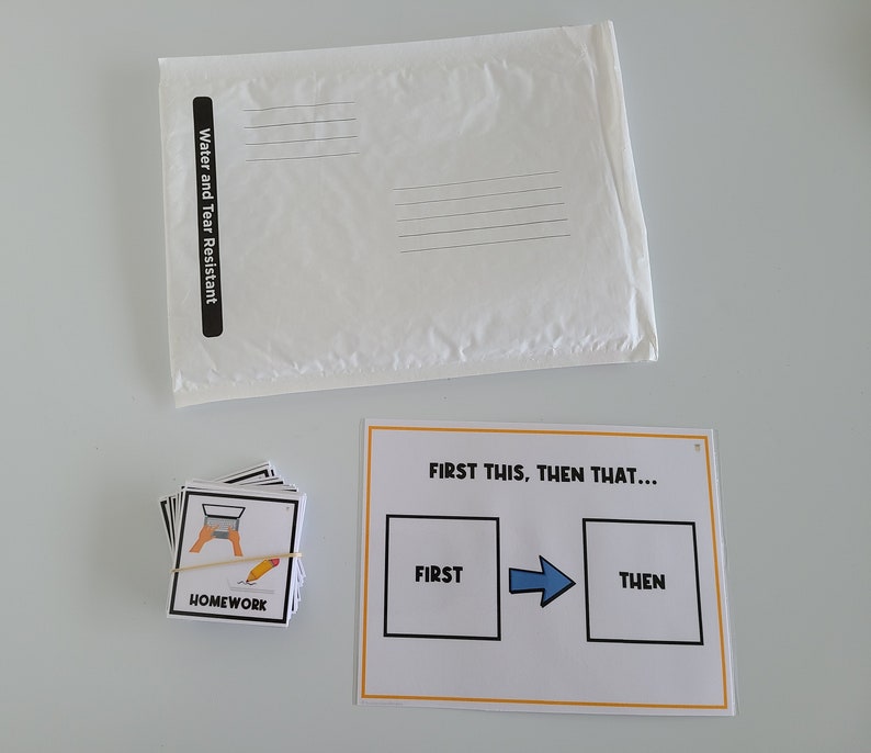 FIRST THEN: 45 Picture Cards | Reward Chart | Behavior Chart | Visual ...