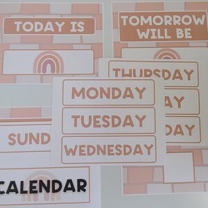 BOHO CALENDAR | Kindergarten Classroom Decor | Morning Circle ...