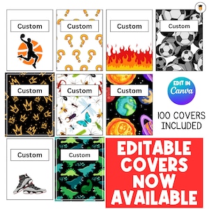 34 Binder Covers | Binder Cover for Kids | Back to School Printables ...