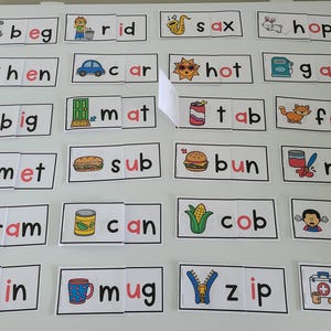 CVC FLIP BOOK | Kindergarten Sight Words | Easy Reader | Phonics | Esl ...