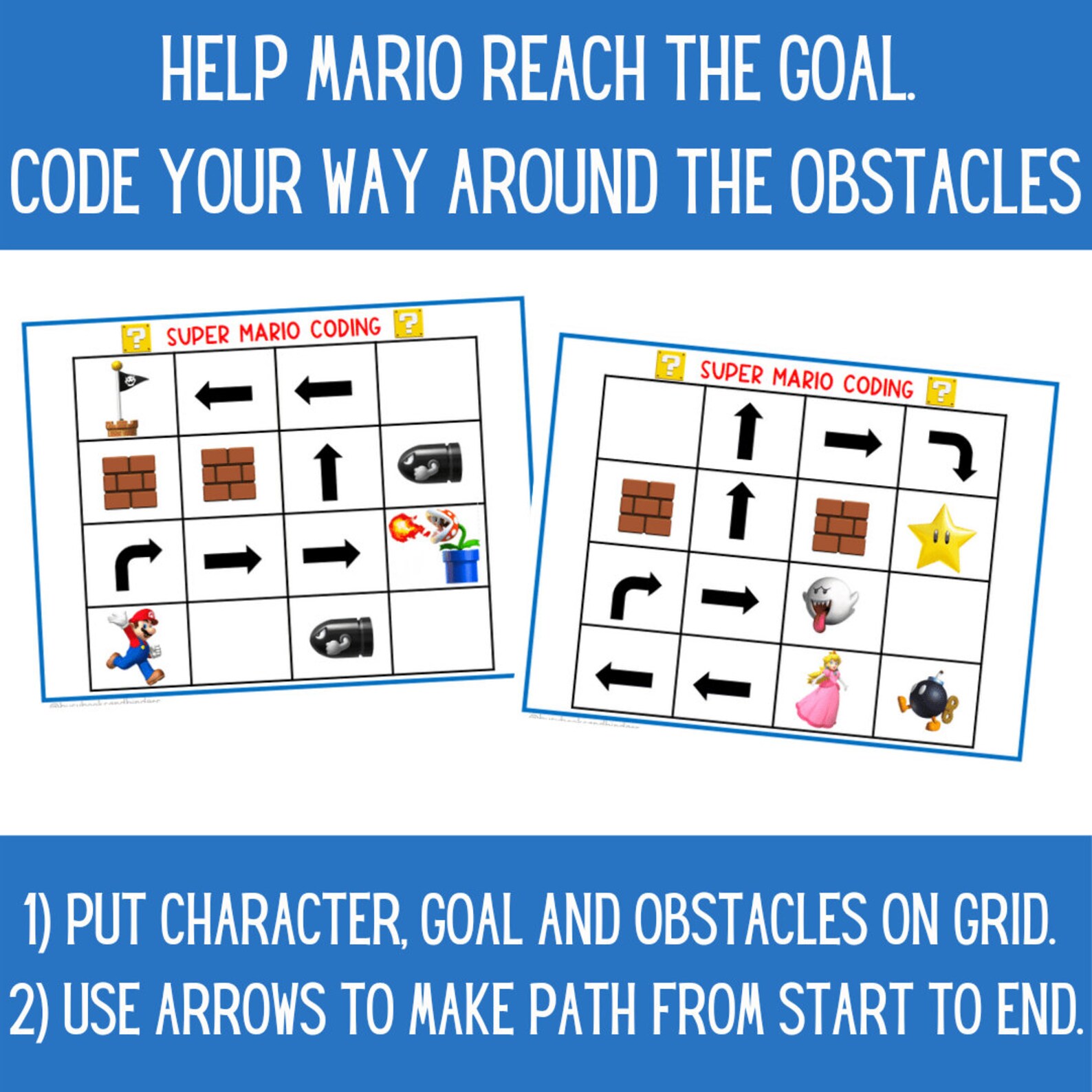 Coding for Kids Directional Coding Coding Worksheets - Etsy Coding for Kids Directional Coding Coding Worksheets - Etsy