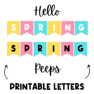 HELLO SPRING Bulletin Board | Spring Theme | Visual Schedule | Display ...