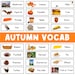 Autumn Fall Words | Spelling | Literacy Wall | Preschool Grade One ...