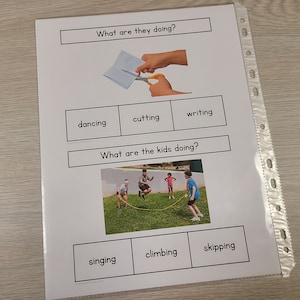 WHAT | WH Questions | Functions Task Cards | Which One | Speech Therapy ...