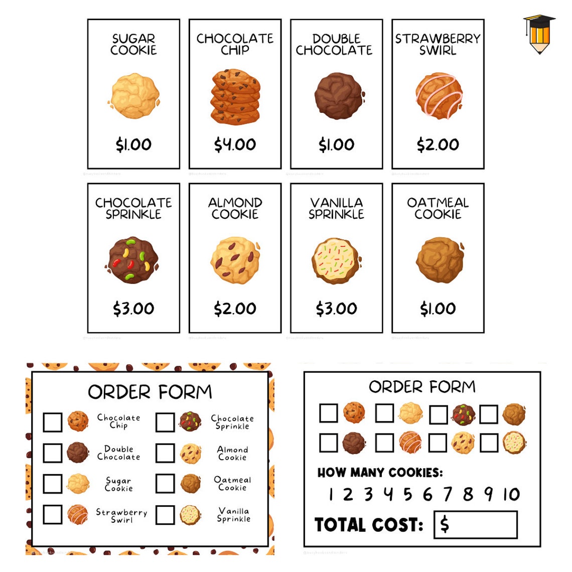 COOKIE SHOP | Dramatic Play | Shopping | Pretend Play | Preschool ...