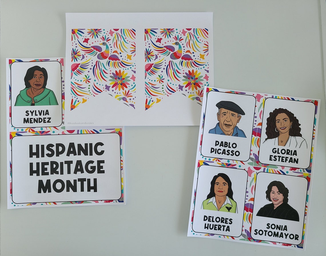 Hispanic Heritage Month | Printable Banner | Bulletin Board | Classroom ...