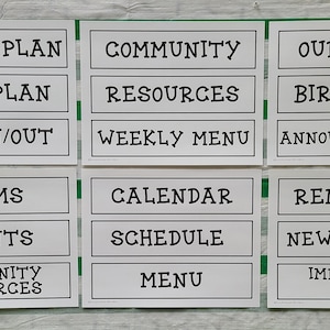 Parent Board Banner | Childcare Organization | Visual Schedule | Parent ...