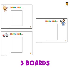 SIMON SAYS | Movement | Kids Exercises | Flash Cards for Kids | Yoga ...