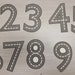 Road Numbers Number 0-10 Track Numbers Construction Numbers Printable ...