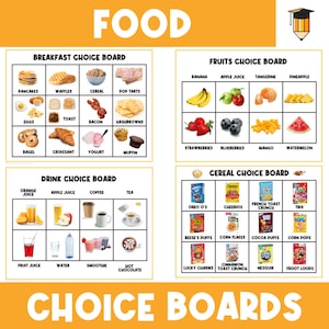 Communication Choice Boards | Daily Routines | First Then Visual Aid ...