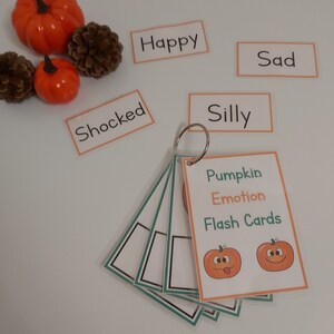 Pumpkin | Emotions | Flash Cards | Flashcards for Kids | Halloween ...
