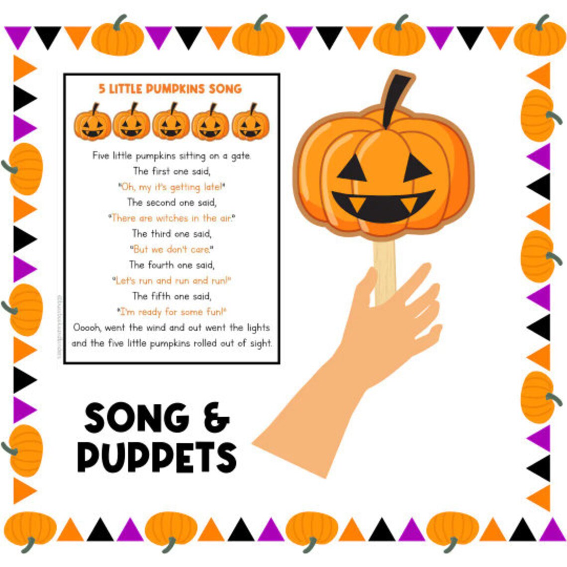 5 Little Pumpkins Song | Halloween Songs | Toddler Preschool Nursery ...