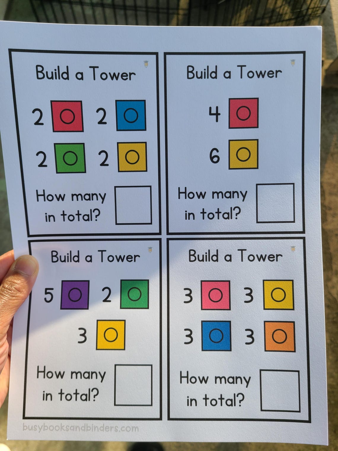 Math Cubes Flashcards | Counting | Building Blocks | Flashcards | STEM ...