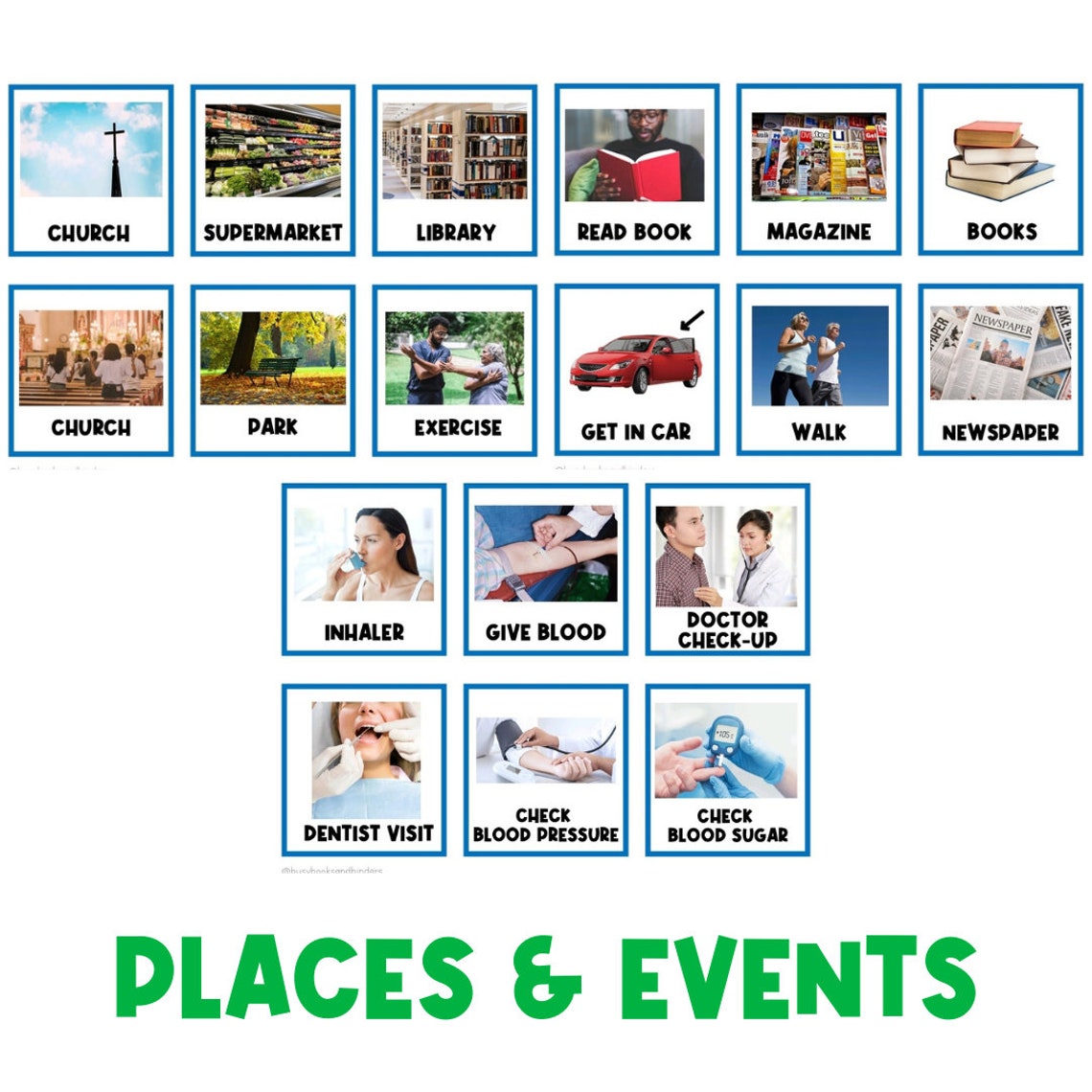 ADULT: REAL PICTURES | First Then Board | Visual Aid | Visual Schedule ...