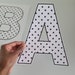 POLKA DOT Alphabet Bulletin Board Lettering | Back to School ...