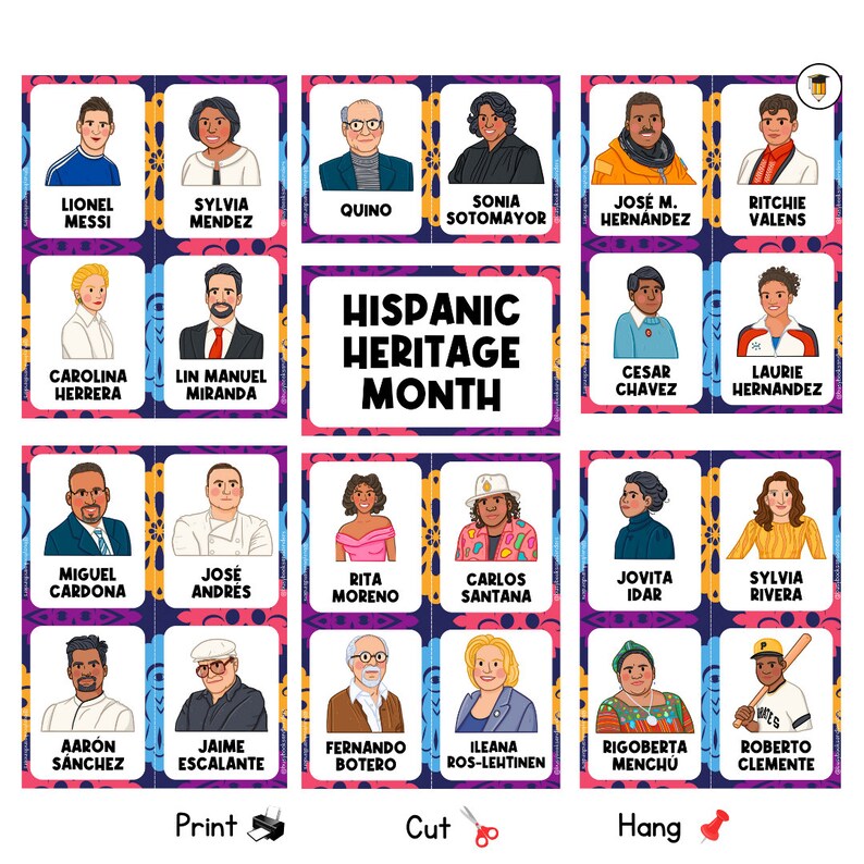 Hispanic Heritage Month | Printable Banner | Bulletin Board | Classroom ...
