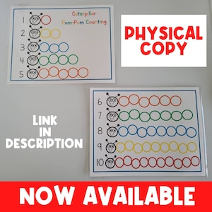 1- 20 Pom Pom Activities | Busy Book | Counting | Number Activities ...