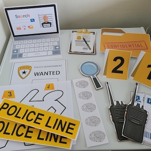 Police Dramatic Play | Play Props | Community Helpers | Pretend Play ...