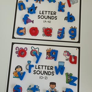 Letter Sound Matching | Alphabet | Magnetic Tray | Printable Mats ...