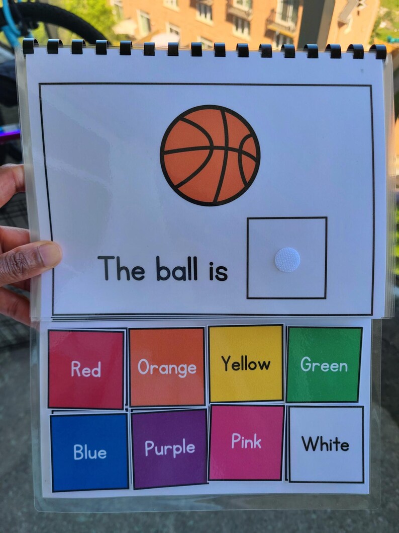 Printable Book: Color Matching | Sorting | File Folder Games | Learn ...