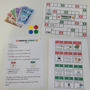 Financial Literacy GAME | Money | Infographic | Learn About Money ...