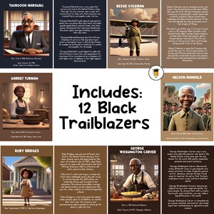 Black History Trailblazers Posters | Bulletin Board Display | Black ...