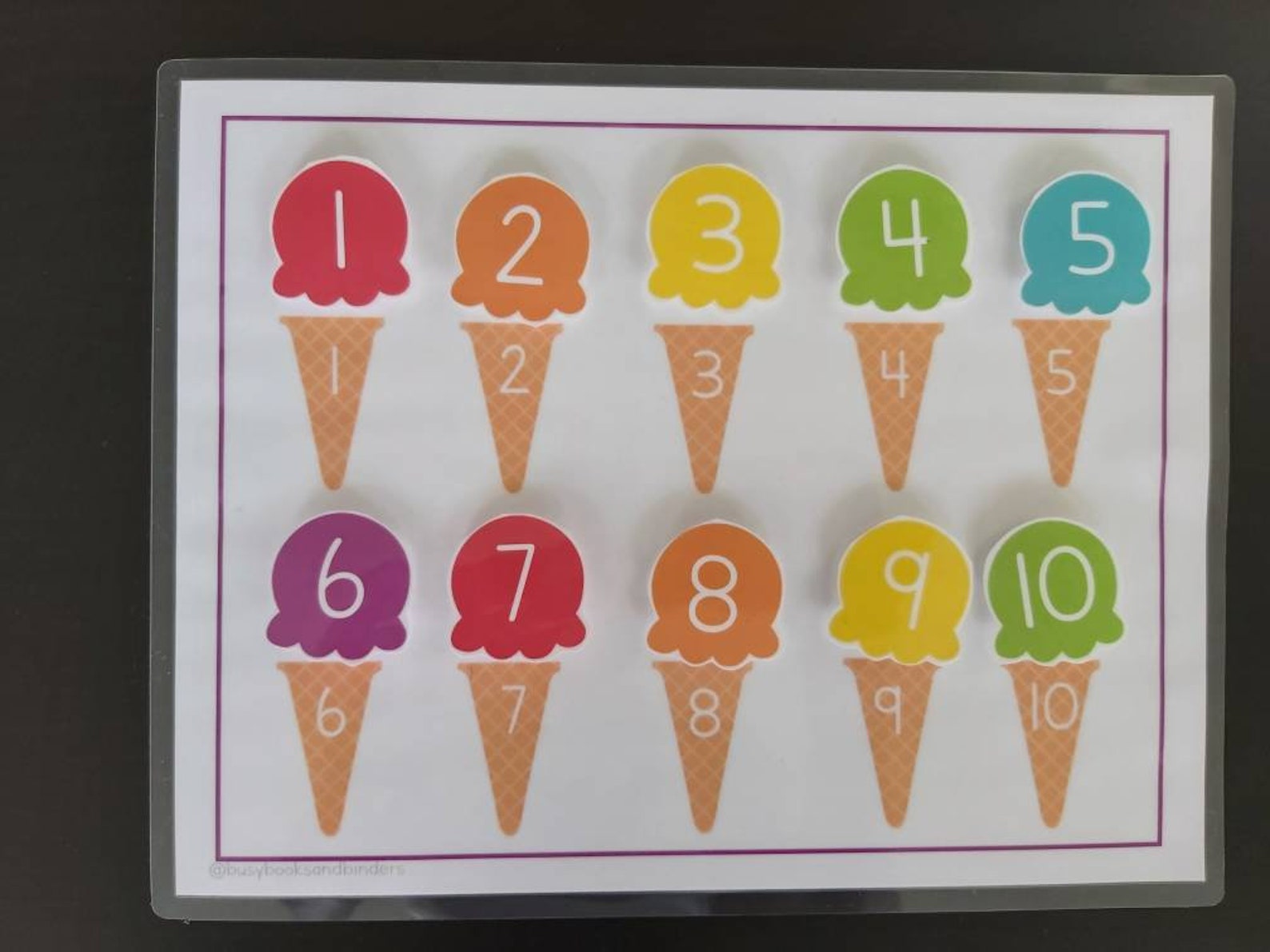 Number Matching | Counting | Numbers | 1 to 20 | Preschool | Toddler ...