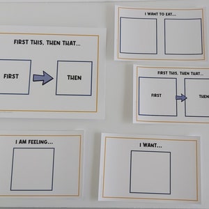 BOARD BUNDLE: First Then Next Board | Visual Aid | Visual Schedule ...
