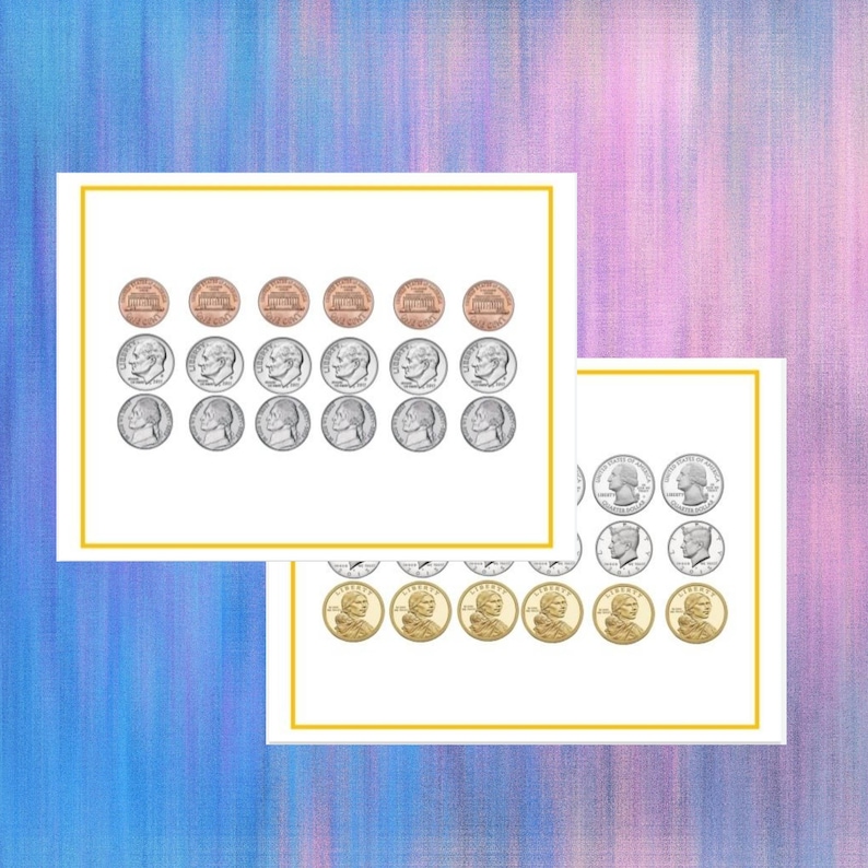 US Kids Money Activity, US Coins, Money Worksheets, Busy Binder ...