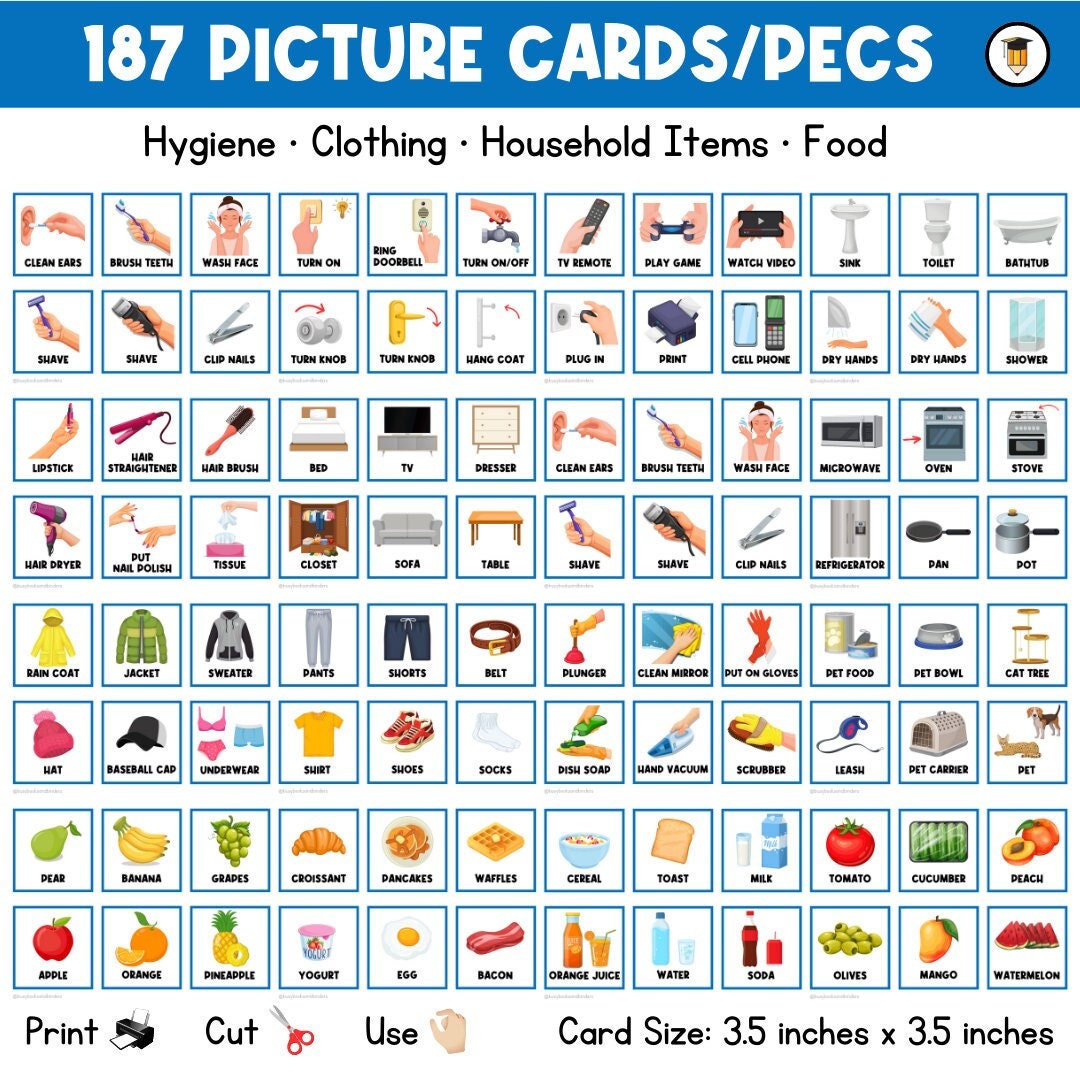 187 PECS First Then Board Visual Aid Schedule Adult - Etsy Portugal