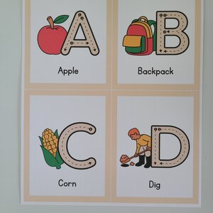 Boho Alphabet Flashcards | Alphabet Posters | Classroom Decor | ABC ...