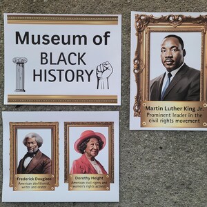 Black History Museum | Bulletin Board Display | Black History Decor ...