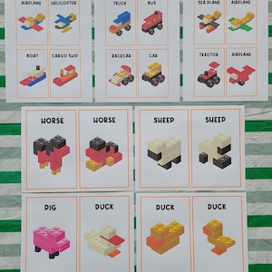 Building Blocks | Flashcards | STEM | Vehicles | Transportation | Busy ...
