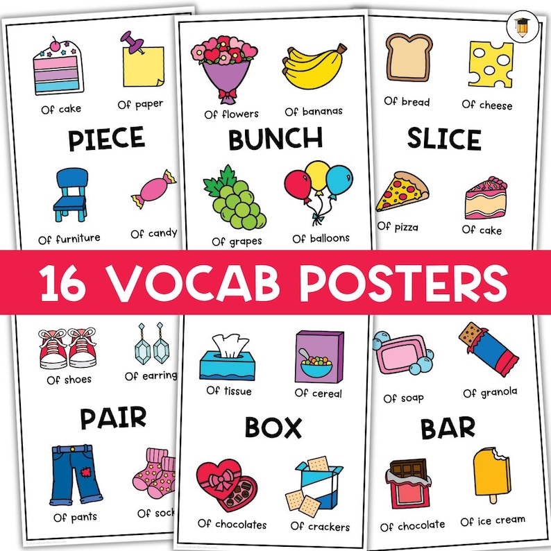 16 Vocabulary Posters | English | Language Arts | ELA | Speech ...