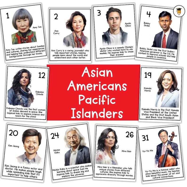 Asian Americans and Pacific Islander Posters | Calendar | Bulletin ...