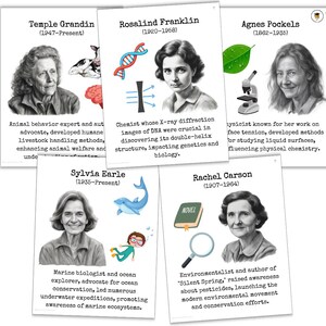 Women in Science History Posters | Herstory | Bulletin Board Display ...
