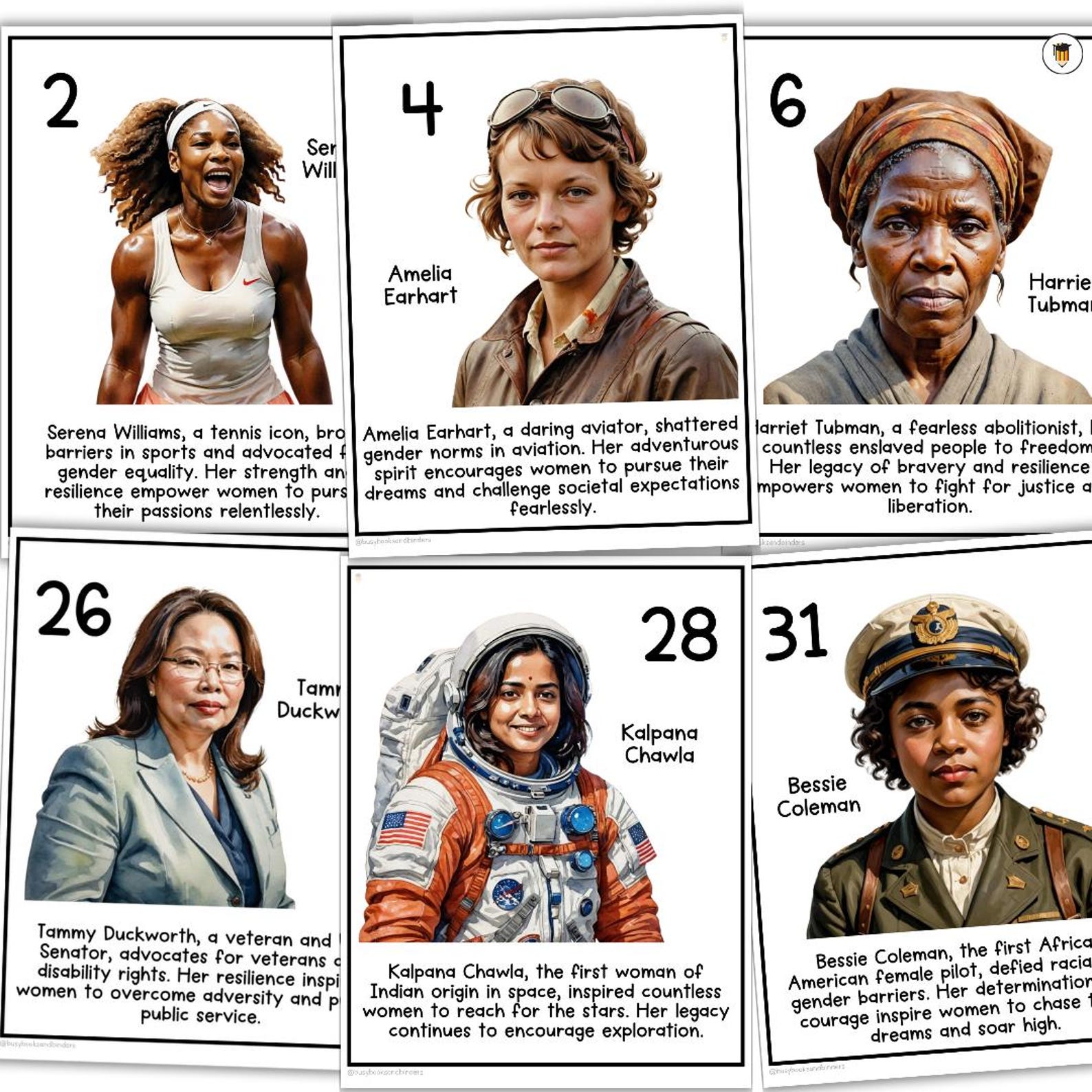 31 Day of Women's History Month | Calendar | Bulletin Board Display ...