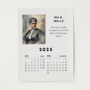 2025 Black History Calendar | Bulletin Board Display | Black History ...